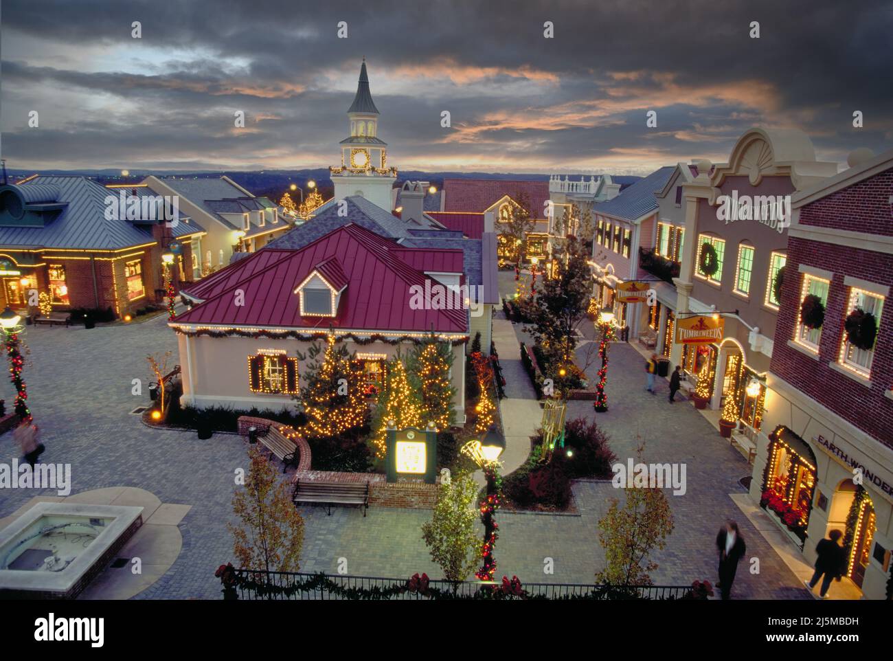 Branson, Missouri, USA, December 4, 1993: At Christmas, the Grand ...