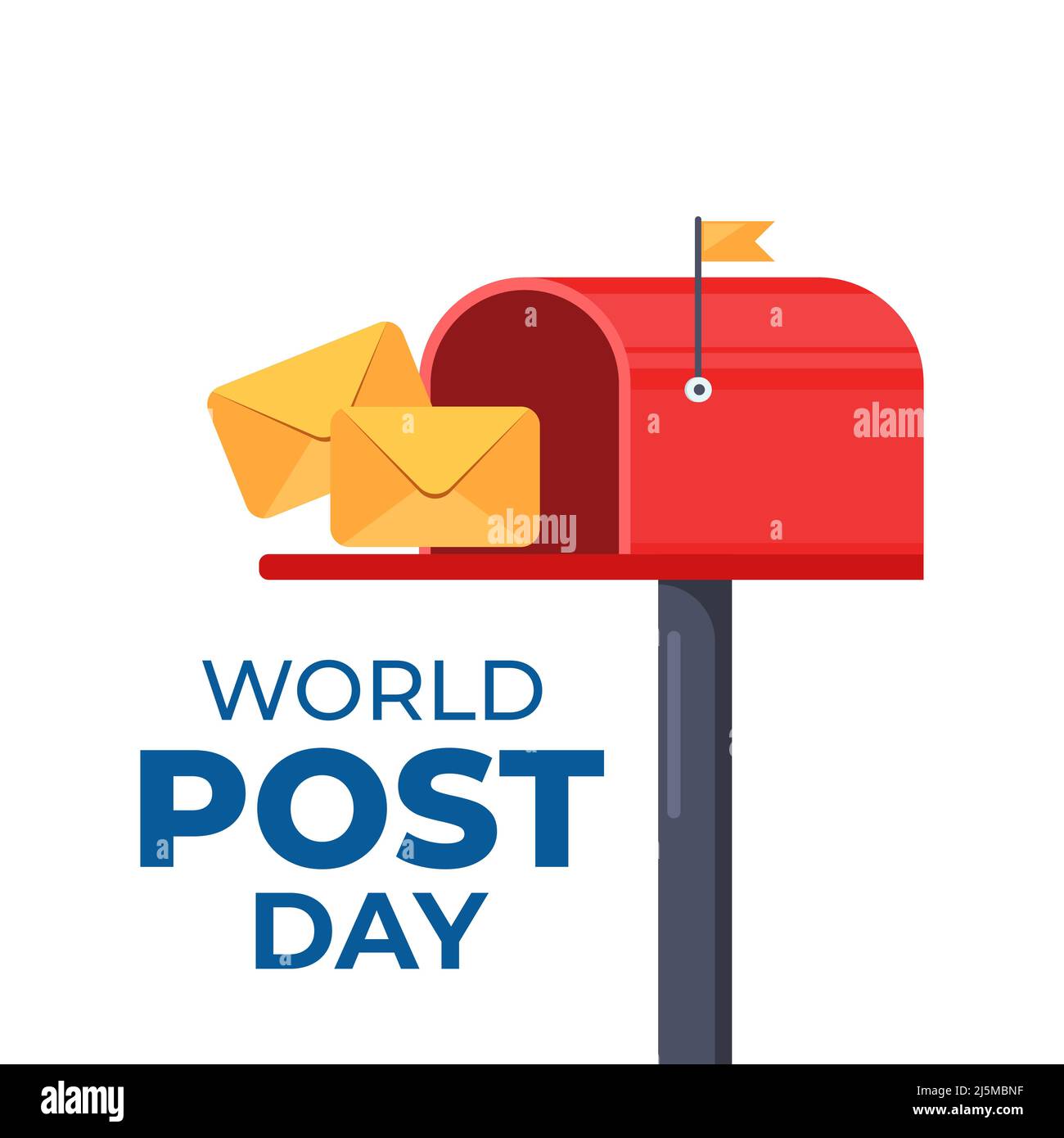 World post day design template. Design for greeting cards, banner or ...