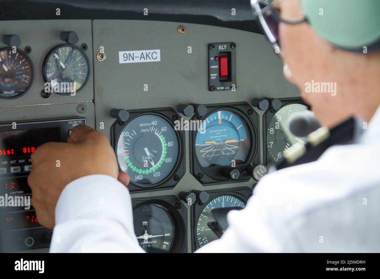 Pilot at controls High Resolution Stock Photography and Images - Alamy