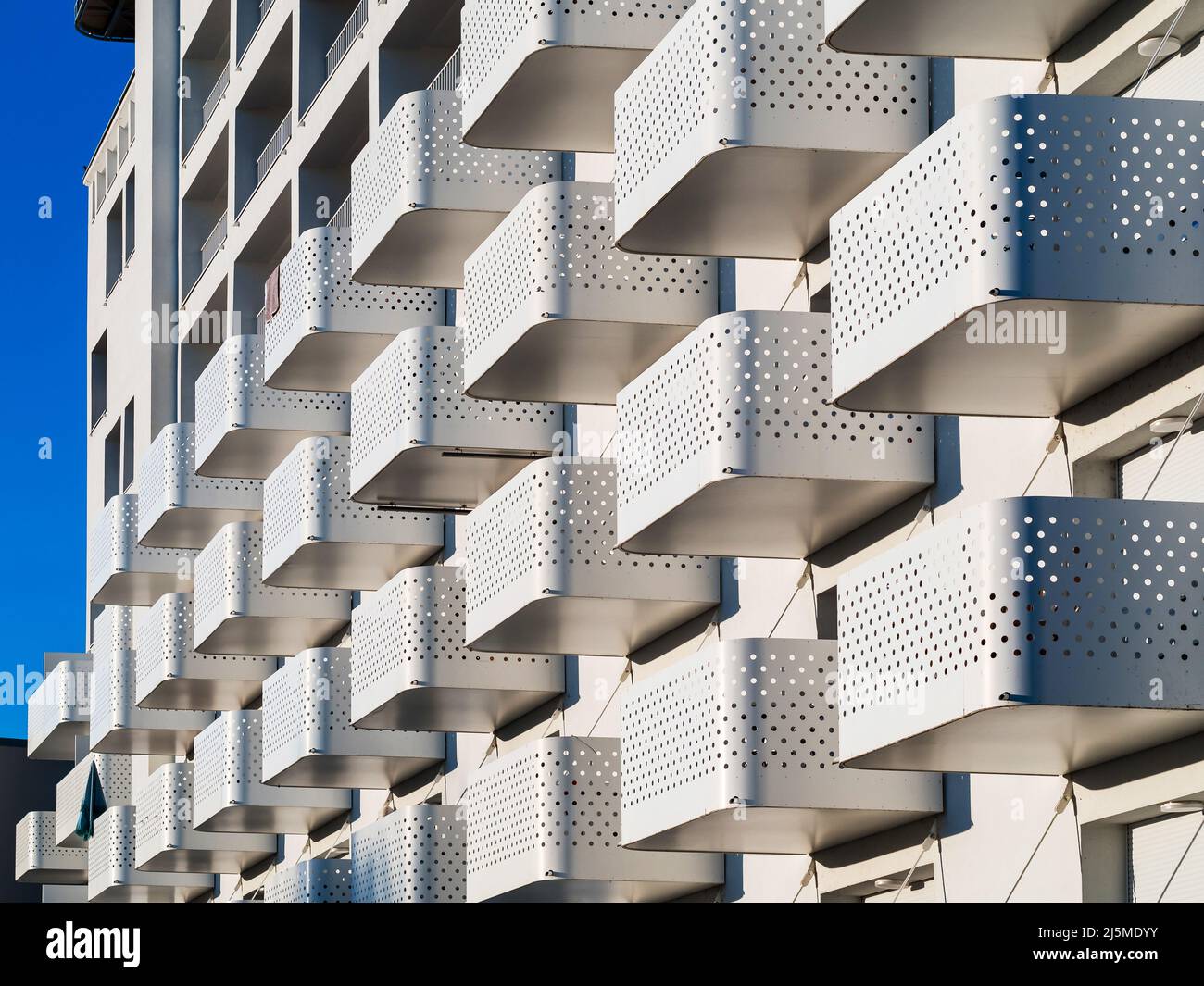 New modern high-rise residential apartments in Strasbourg. France Stock ...