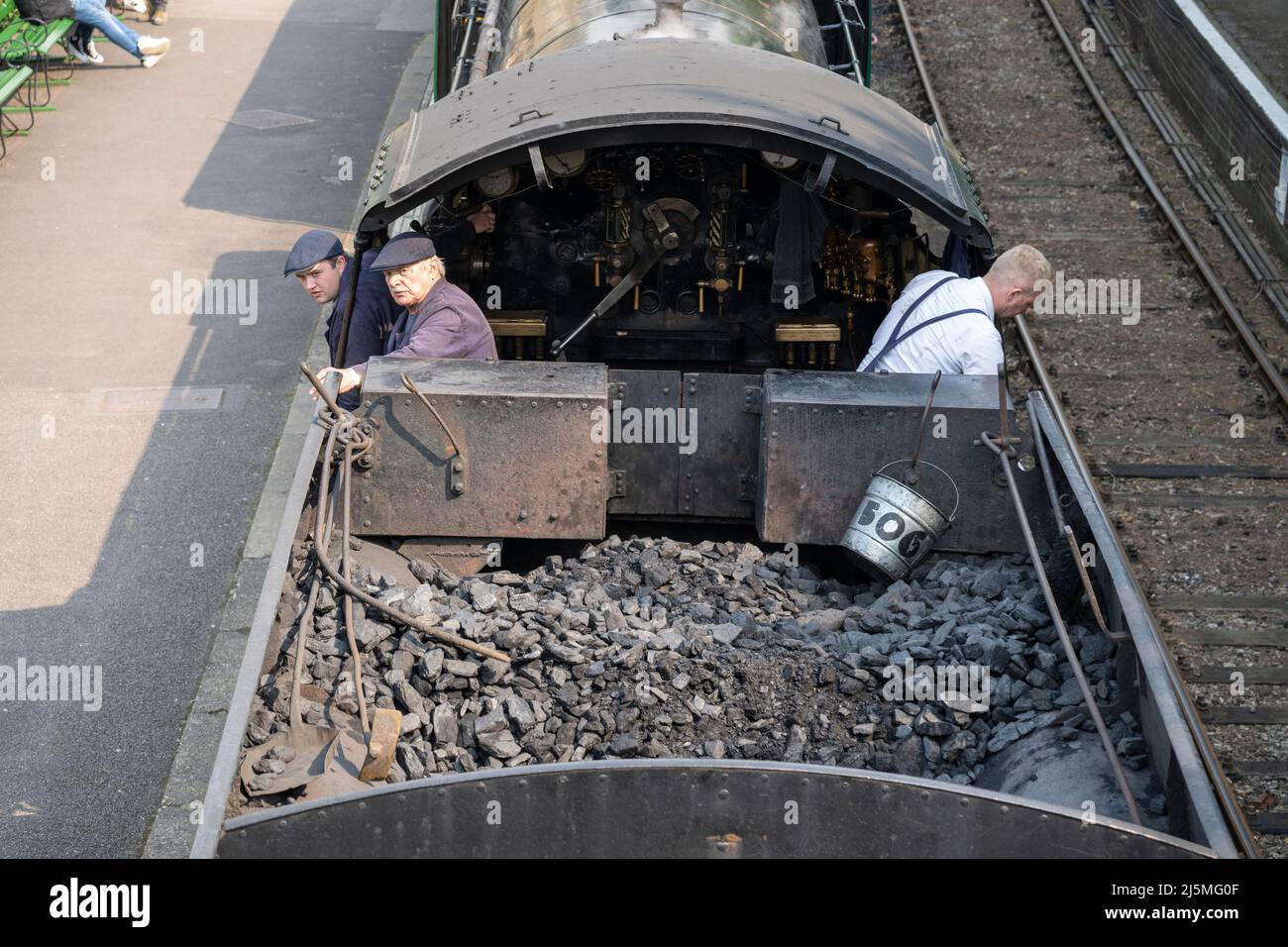 Steam locomotive cab hi-res stock photography and images - Alamy