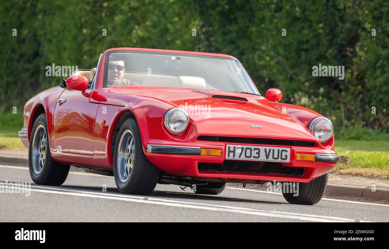 1991 red TVR sports car Stock Photo - Alamy
