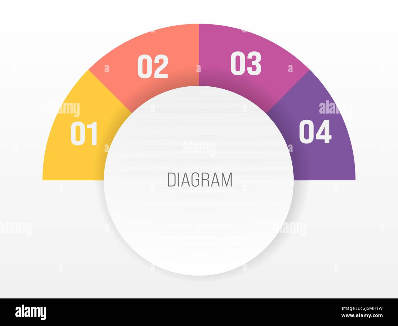 4 steps process modern infographic diagram Stock Vector Image & Art - Alamy