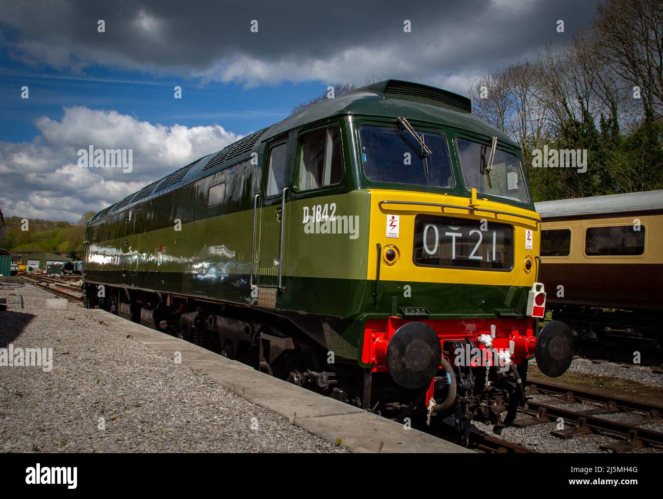 Former BR Class 47 D1842, formerly 47192, operating on the Ecclesbourne ...