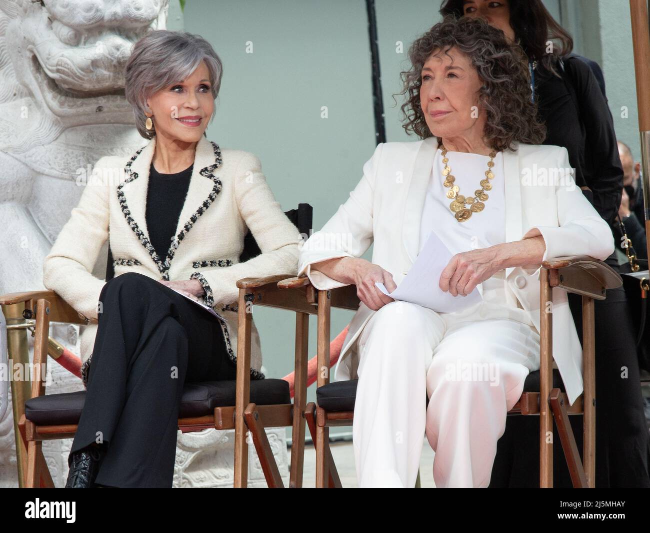 Los Angeles, California, USA. 22nd Apr, 2022. Jane Fonda and Lily ...