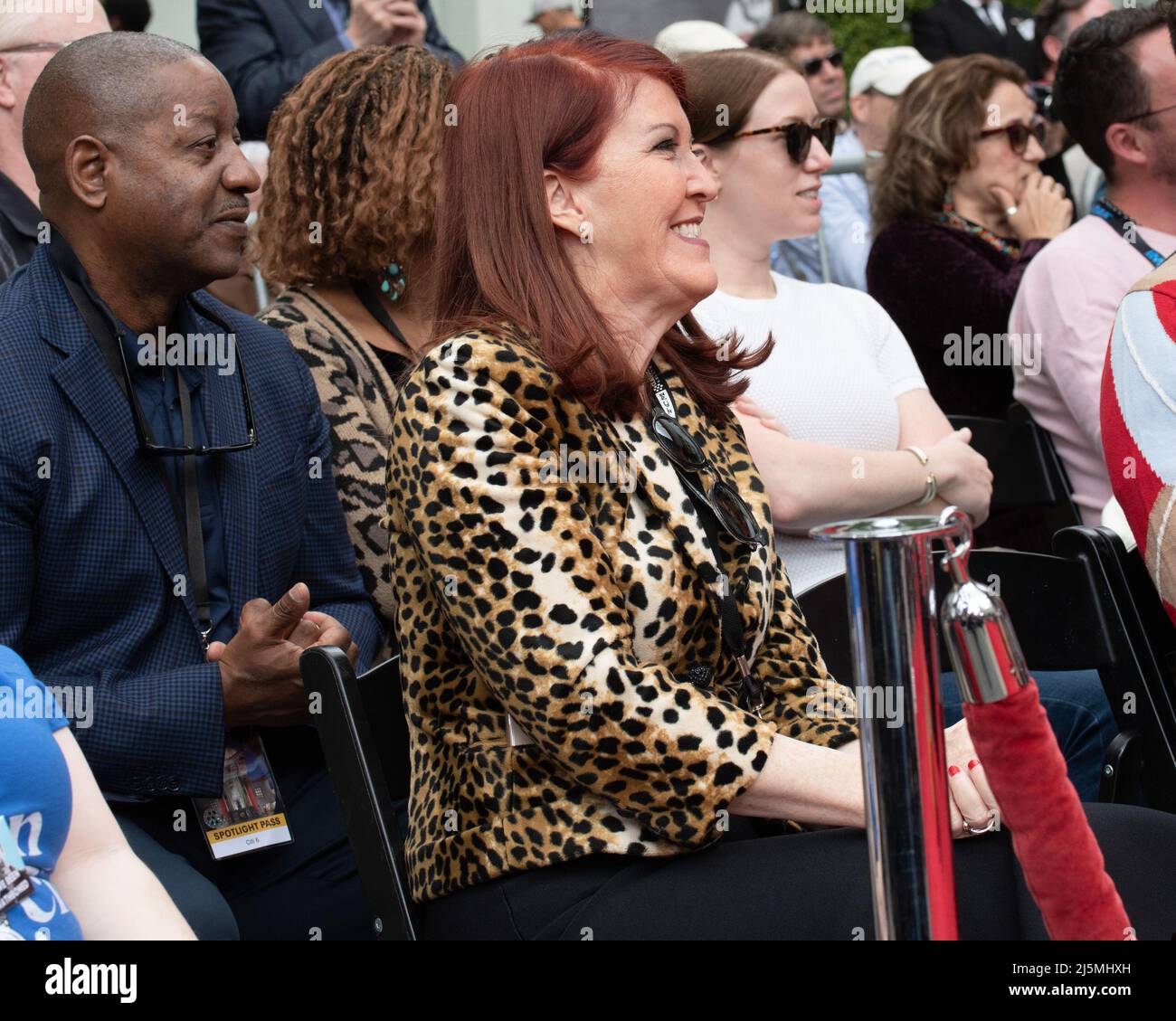 Los Angeles, California, USA. 22nd Apr, 2022. Kate Flannery. Hand and ...