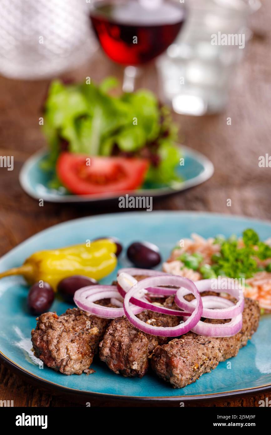 Cevapcici meal hi-res stock photography and images - Alamy