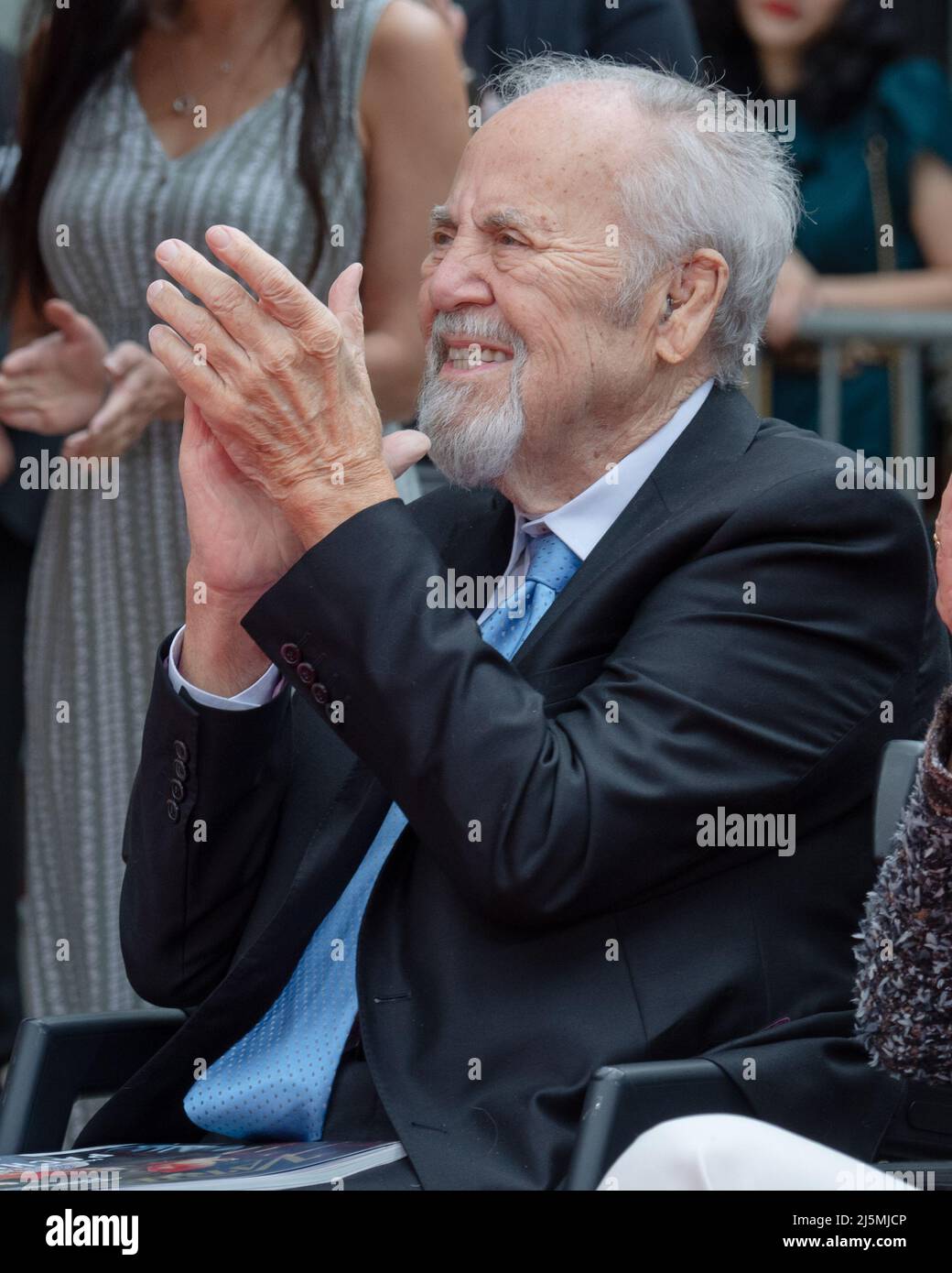 22 April 2022 - Los Angeles, California - George Schlatter. Hand and ...