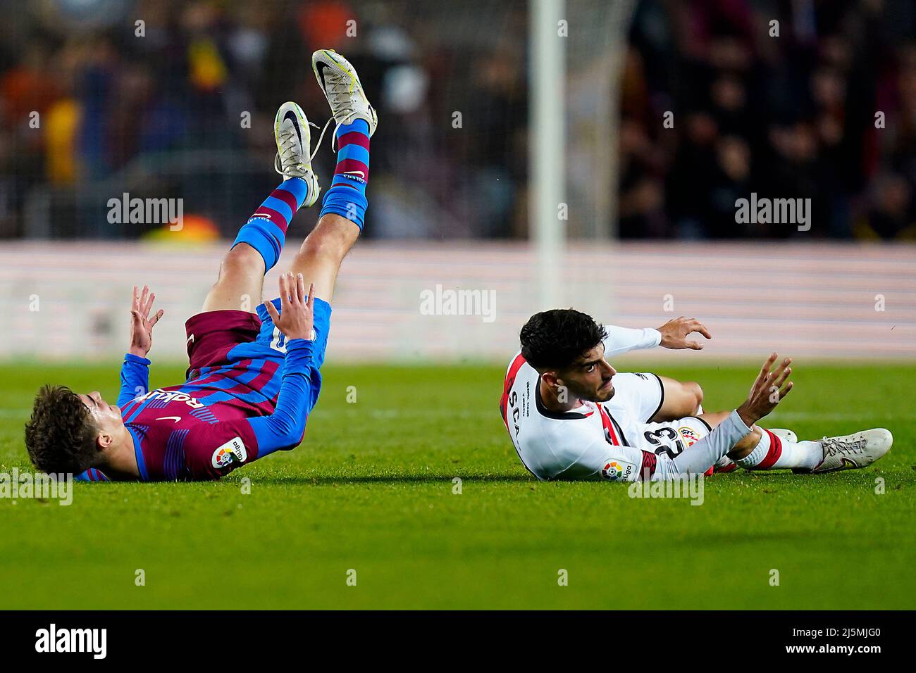 Barcelona, Spain. 24th Apr, 2022. Pablo Martin Gavira Gavi of FC ...