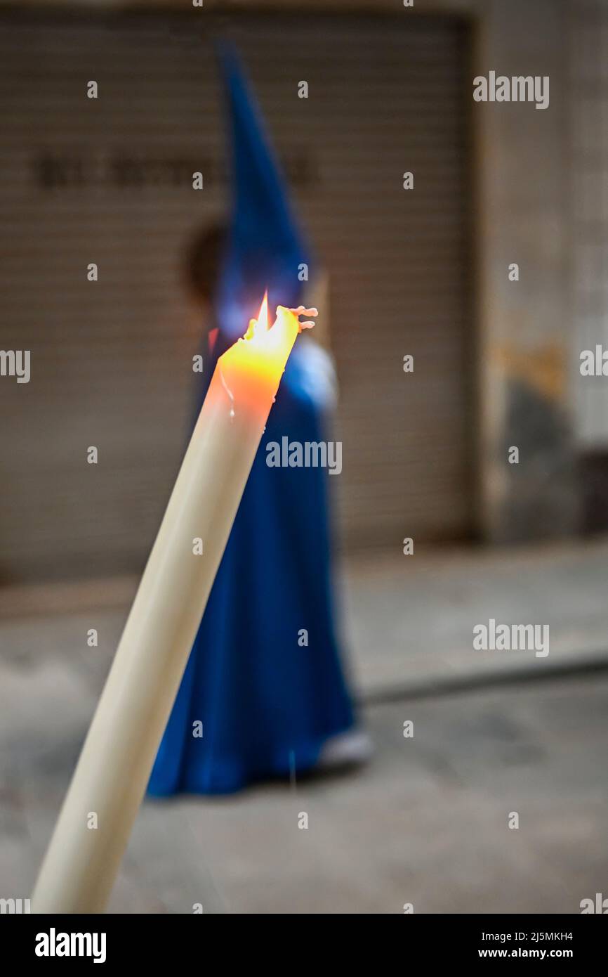 Spain seville candle procession faith hi-res stock photography and ...
