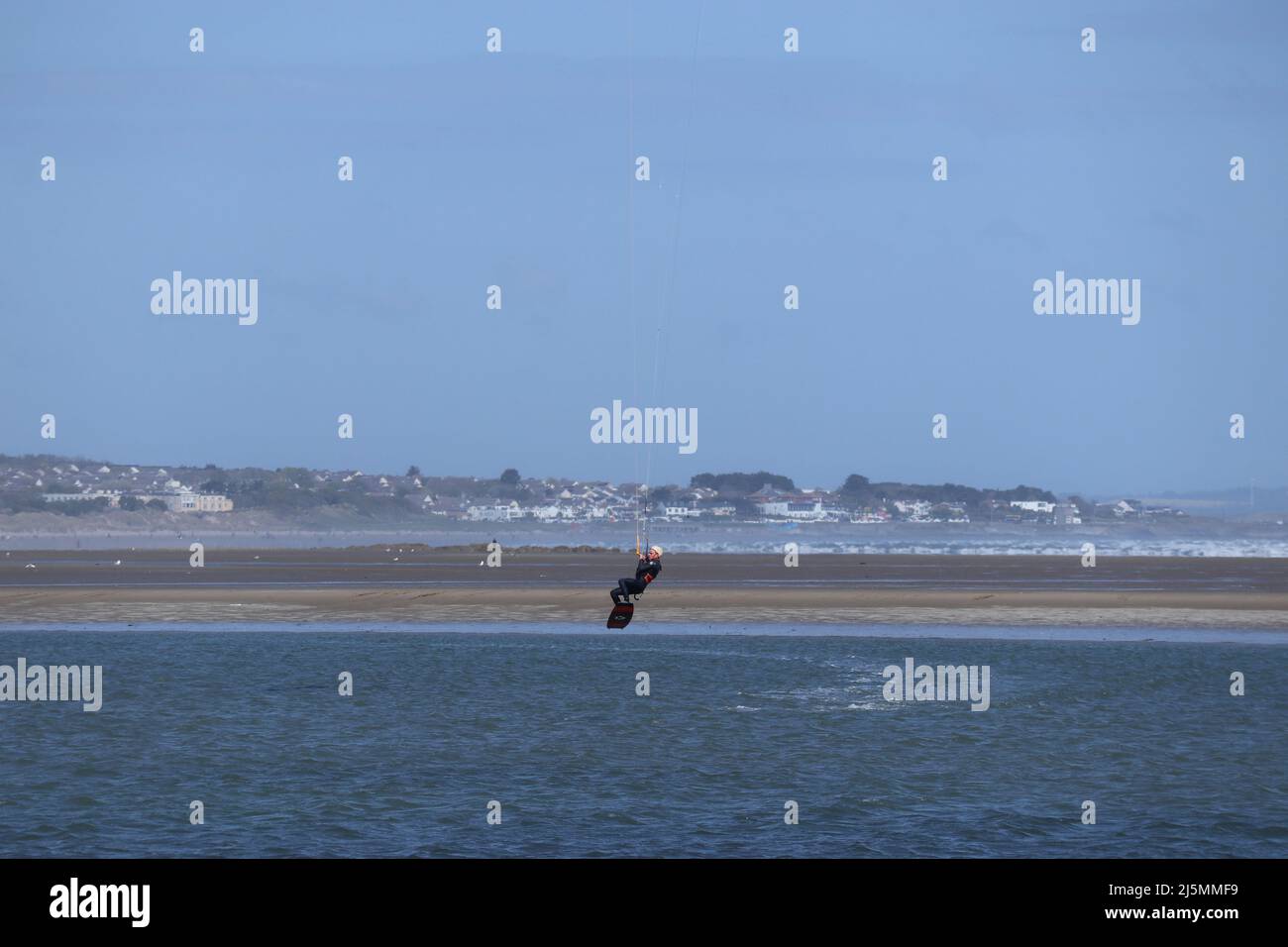 Ireland kitte surfing sutton beach Stock Photo - Alamy