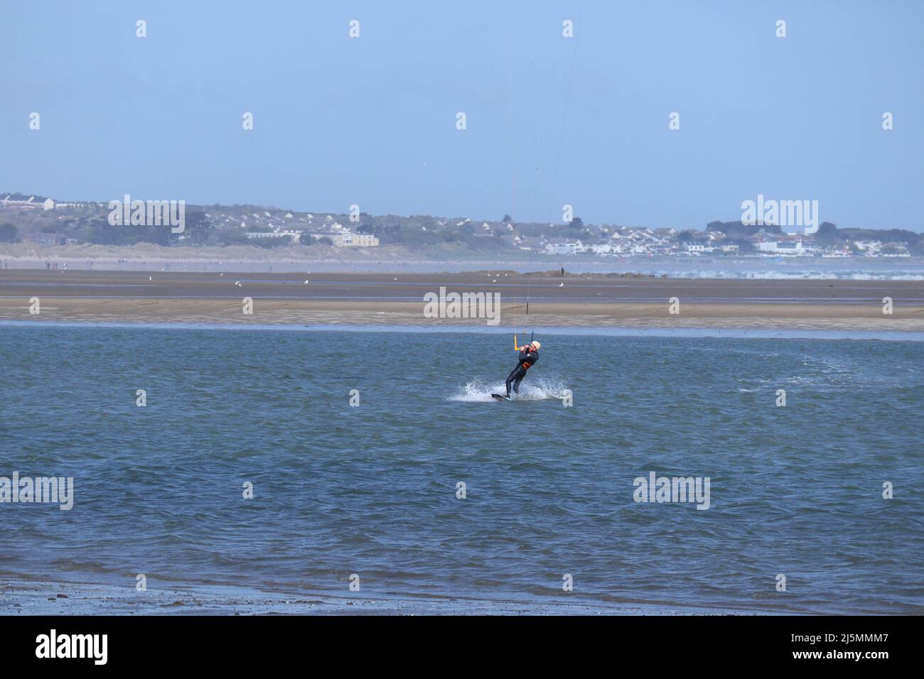 Ireland kitte surfing sutton beach Stock Photo - Alamy