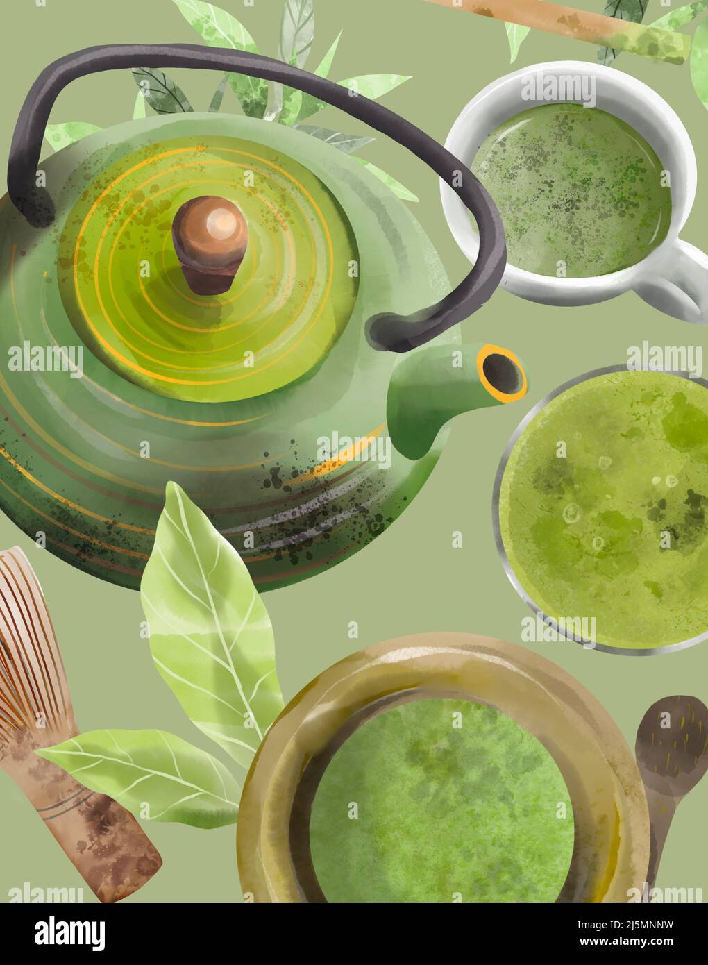 Japanese tea ceremony drawing hi-res stock photography and images - Alamy