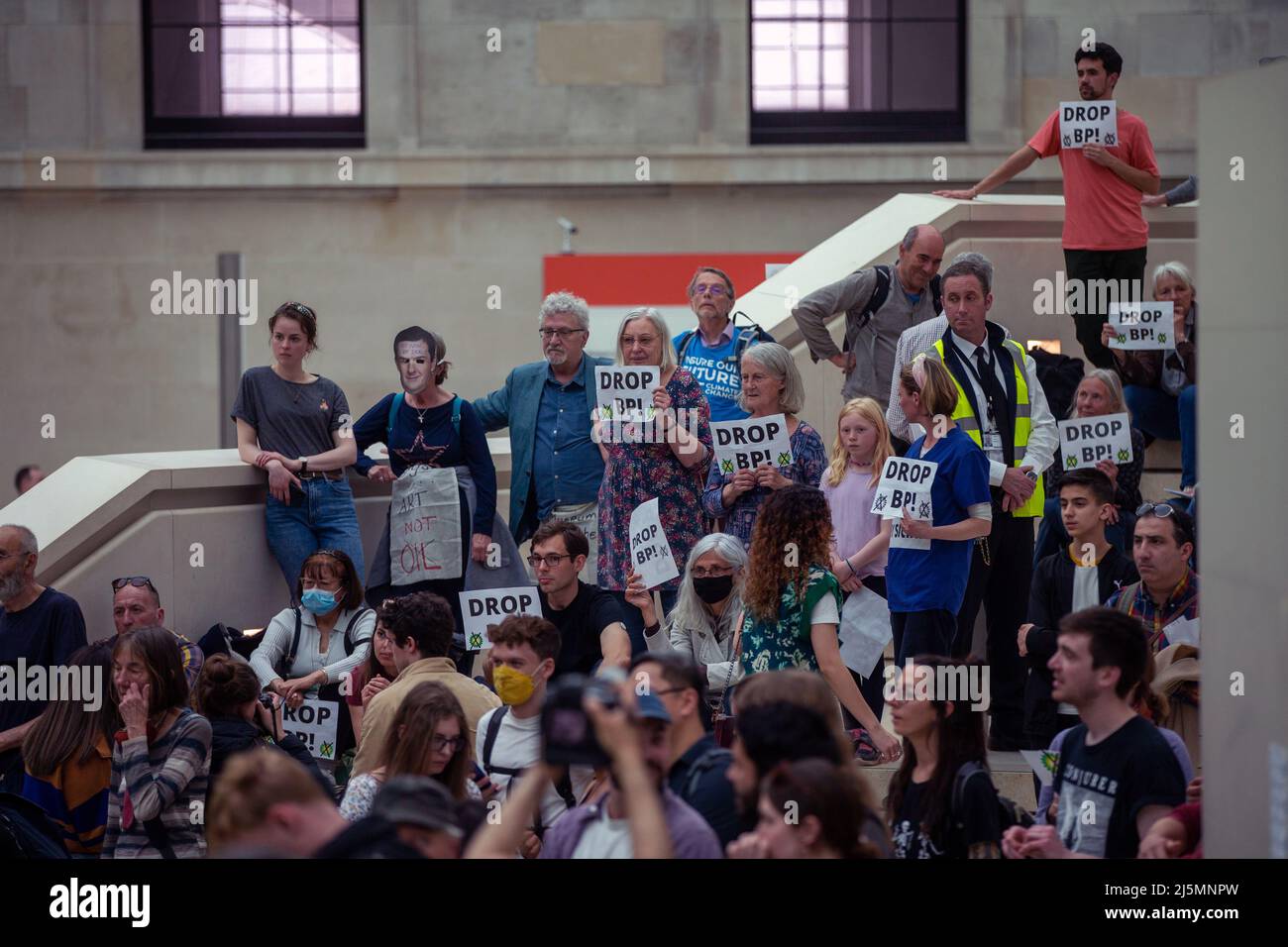 London, England, UK. 23rd Apr, 2022. Extinction Rebellion activists ...