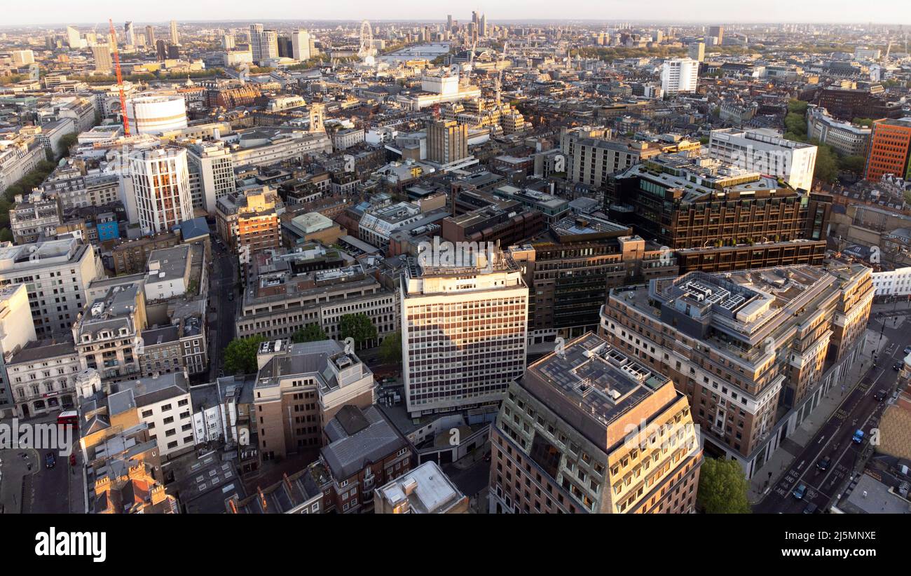 Aerial view holborn london hi-res stock photography and images - Alamy