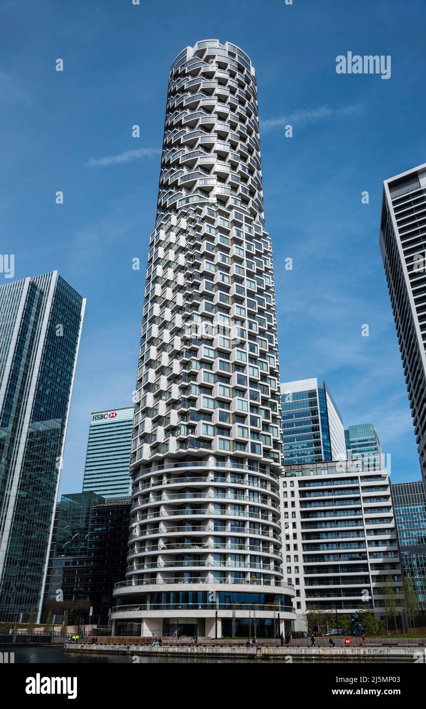 Urban architecture: Residential tower block with 3 distinct styles at ...