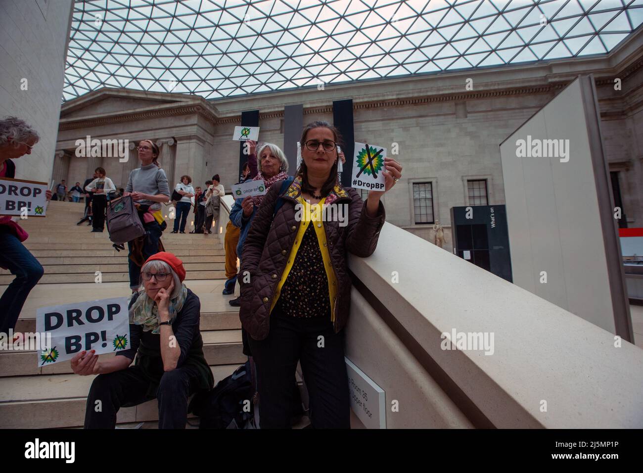 London, England, UK. 23rd Apr, 2022. Extinction Rebellion activists ...