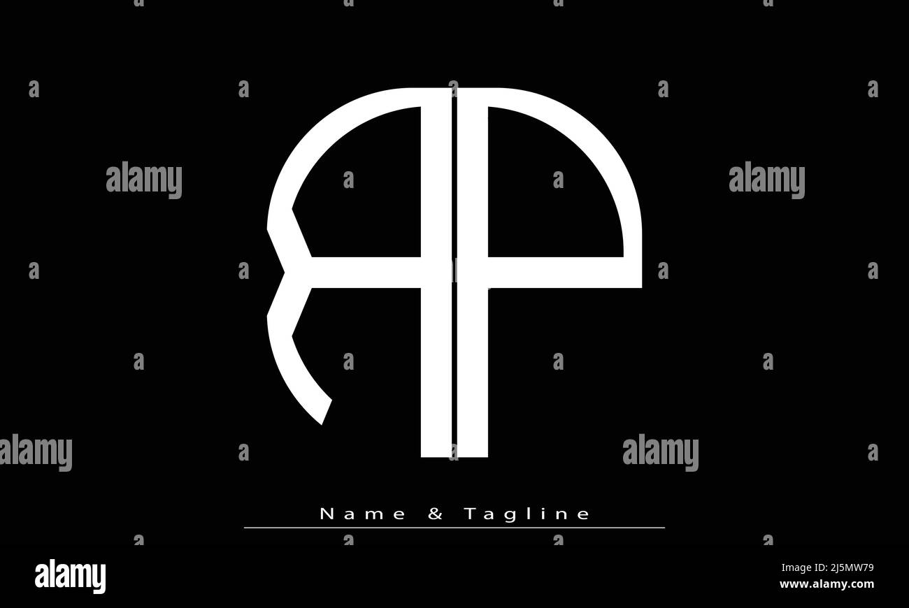 Alphabet letters Initials Monogram logo RP , PR Stock Vector Image ...