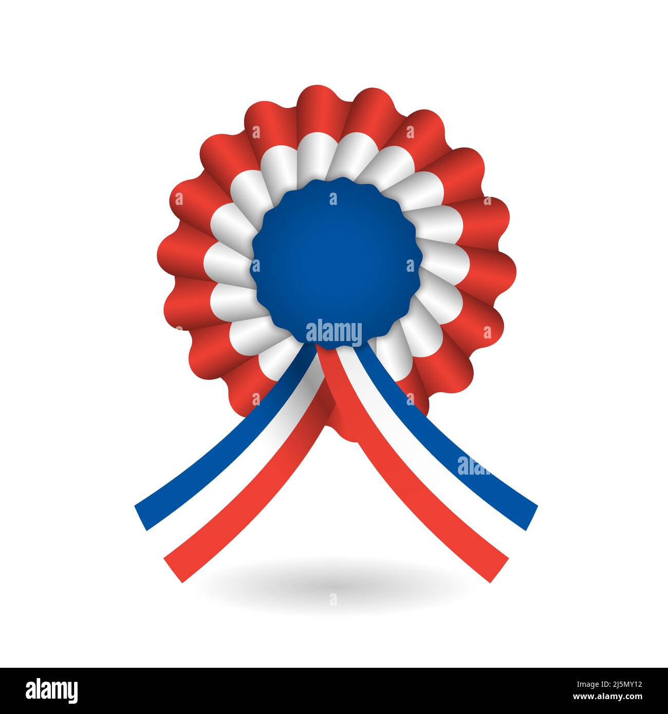 National tricolor cockade of France Stock Vector Image & Art - Alamy