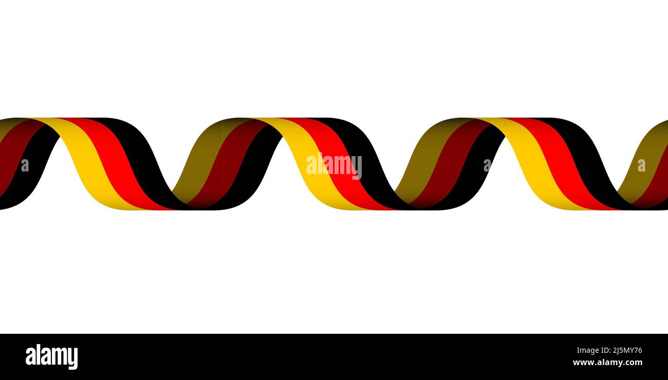 National tricolor ribbon of Germany Stock Vector Image & Art - Alamy