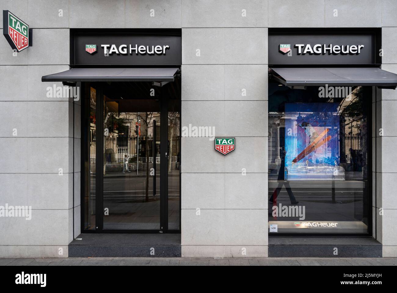 Swiss luxury watchmaker brand Tag Heuer store in Spain (Photo by Xavi ...