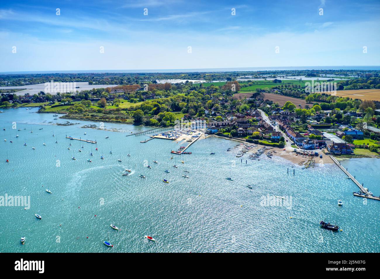 Itchenor Village and sailing destination over the Sailing Boats ...