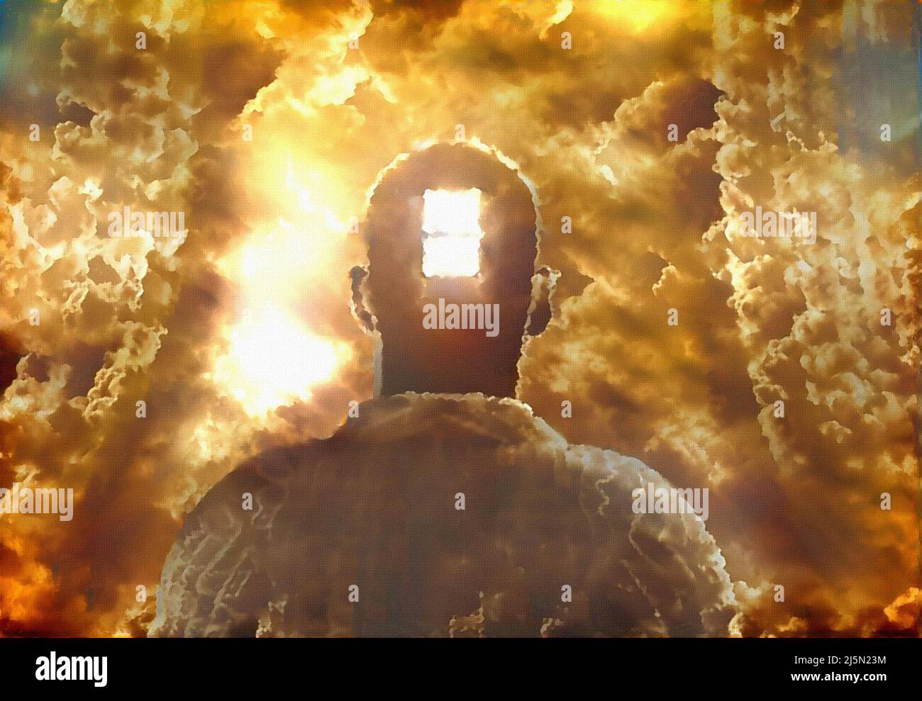 Window in man head. 3D rendering Stock Photo - Alamy