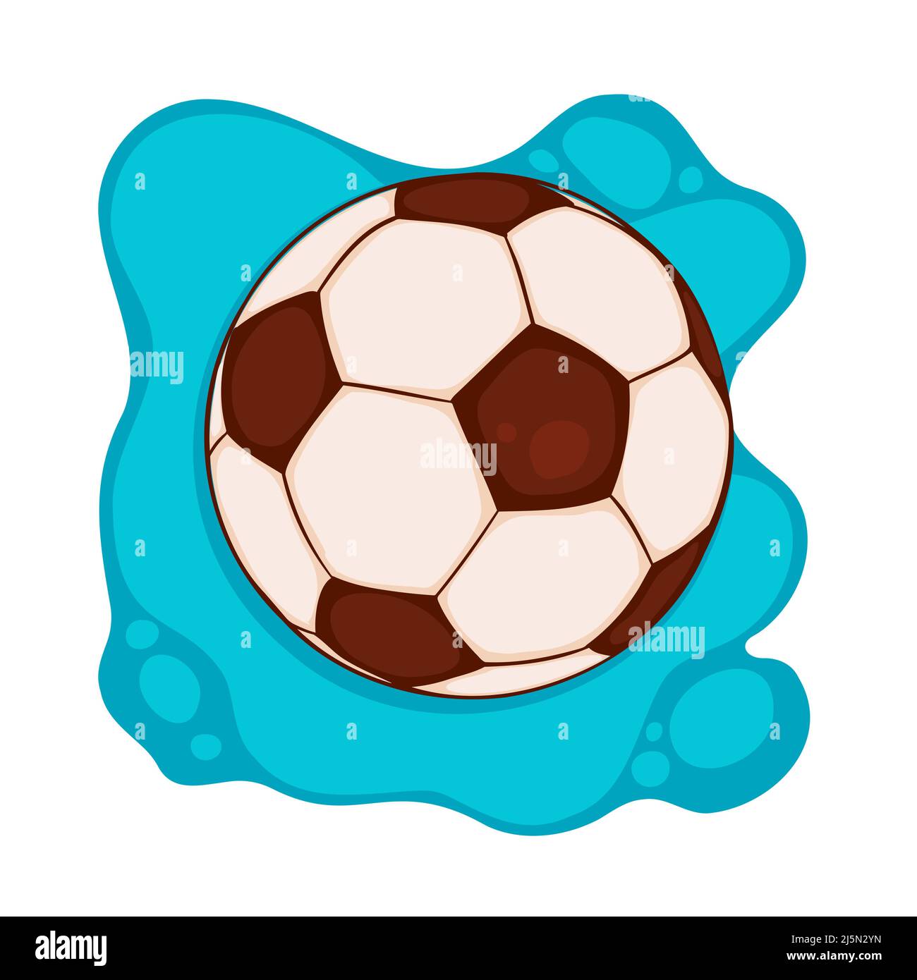 Soccer ball object. Vector illustration Stock Vector Image & Art - Alamy
