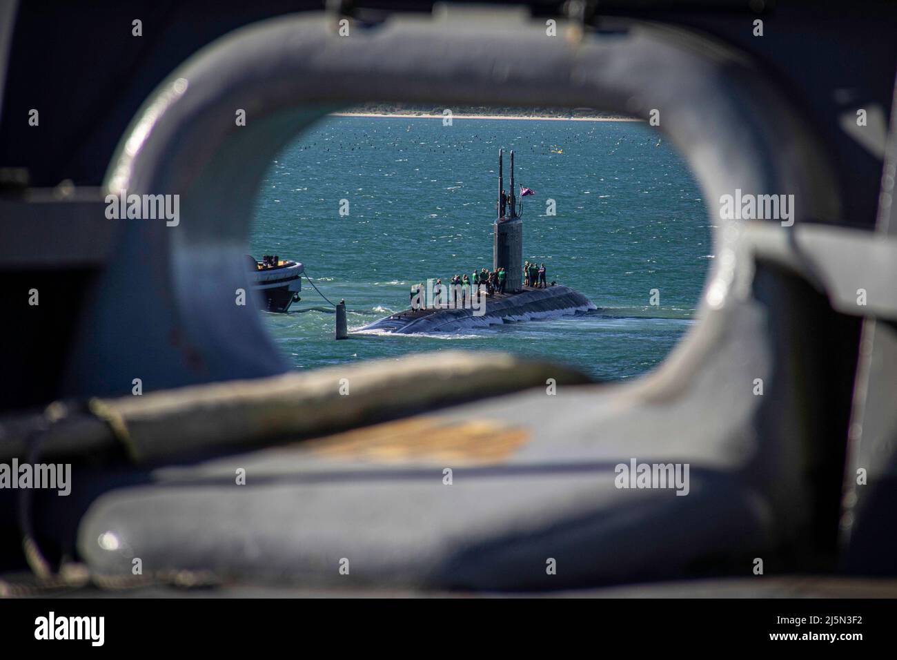 PERTH, Australia (April 23, 2022) Sailors, assigned to the Los Angeles ...