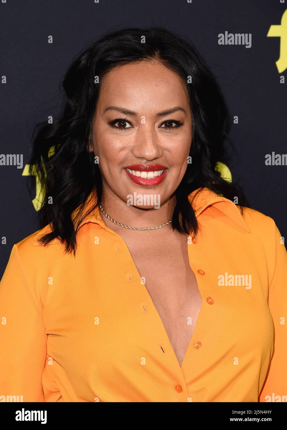Los Angeles, USA. 24th Apr, 2022. Denise G. Sanchez walking on the red ...