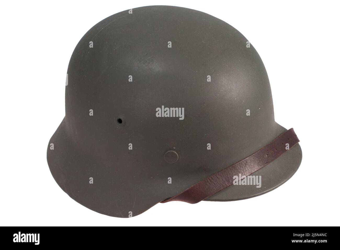German Nazi Army steel helmet World War II period (1933-1945) isolated ...