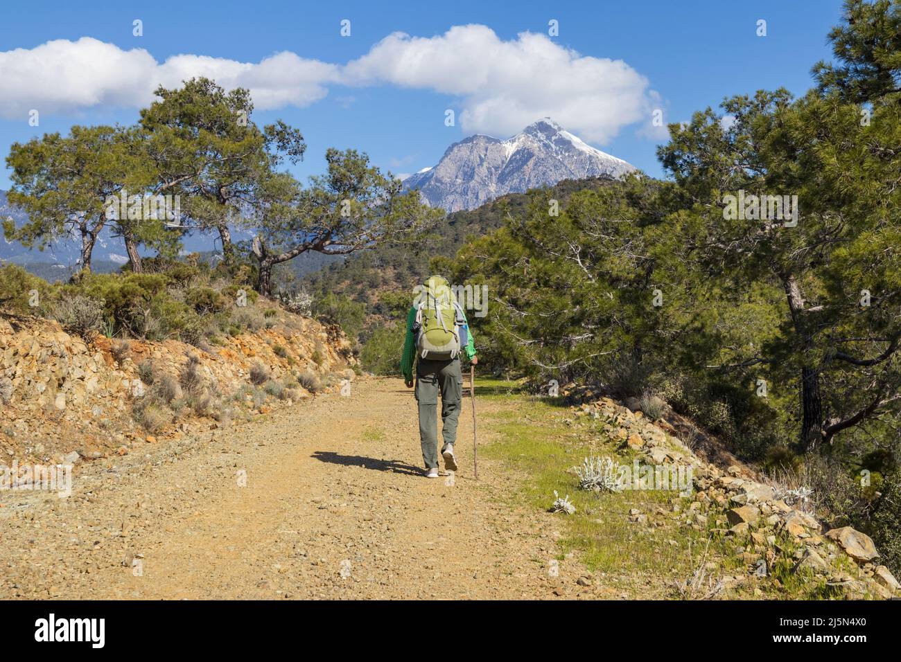 Beautiful nature landscapes in Turkey mountains. Lycian way is famous ...