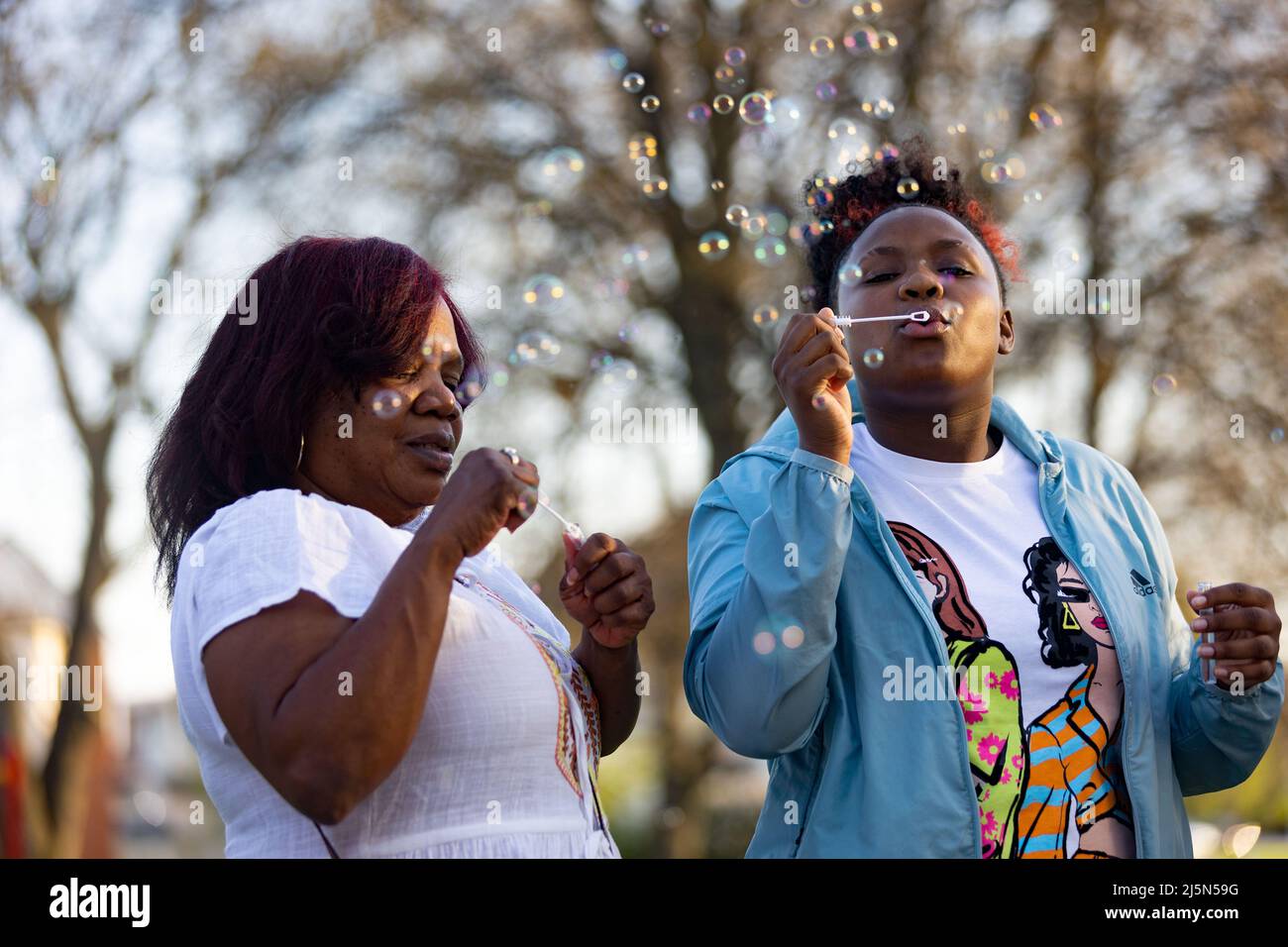 Jeanene Hammonds, Ma'Khia Bryant's grandmother, and Azariah Bryant, 14 ...