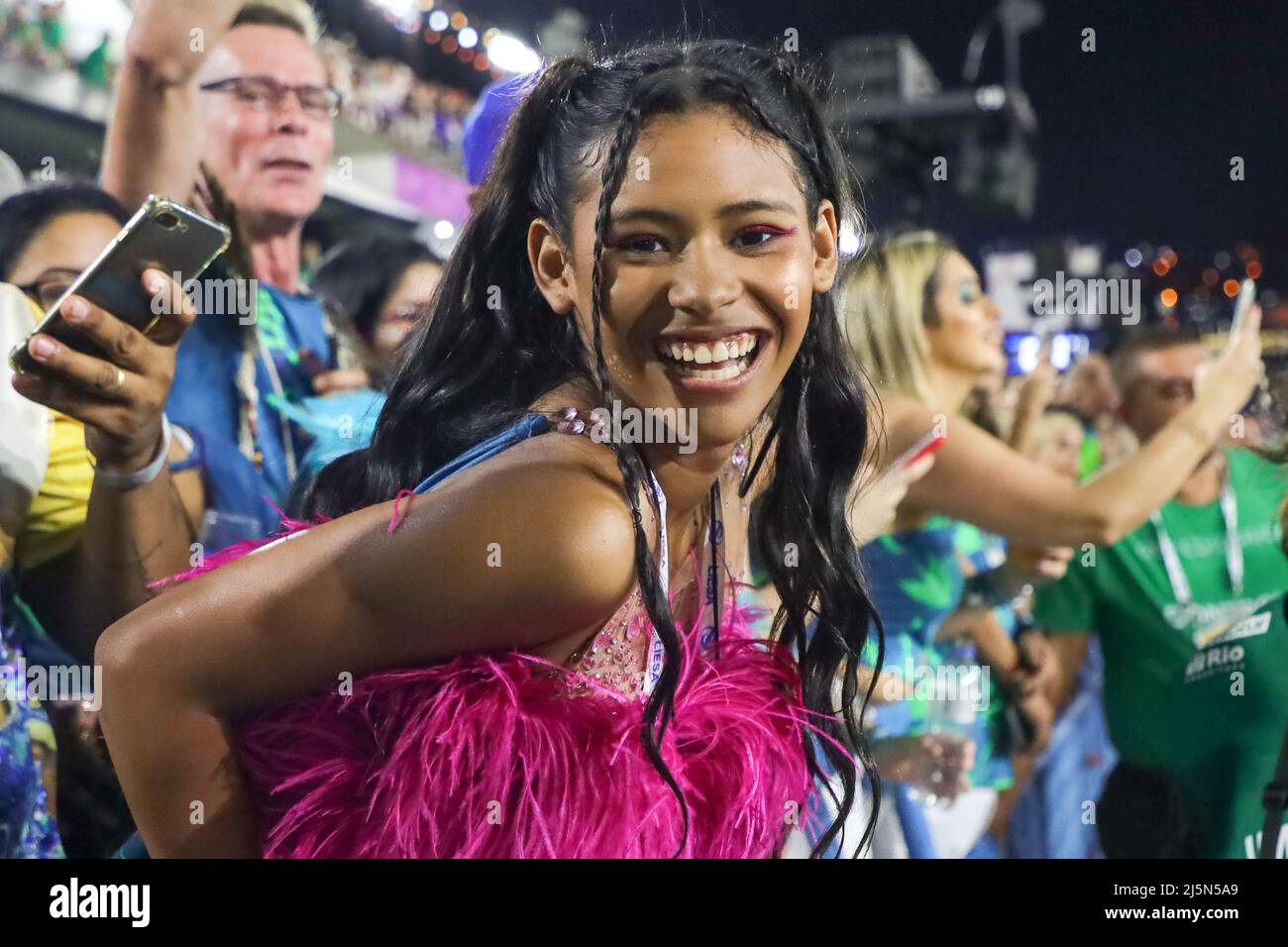 Rio De Janeiro, Brazil . 24th Apr, 2022. Wenny Isa, of Unidos da Tijuca ...