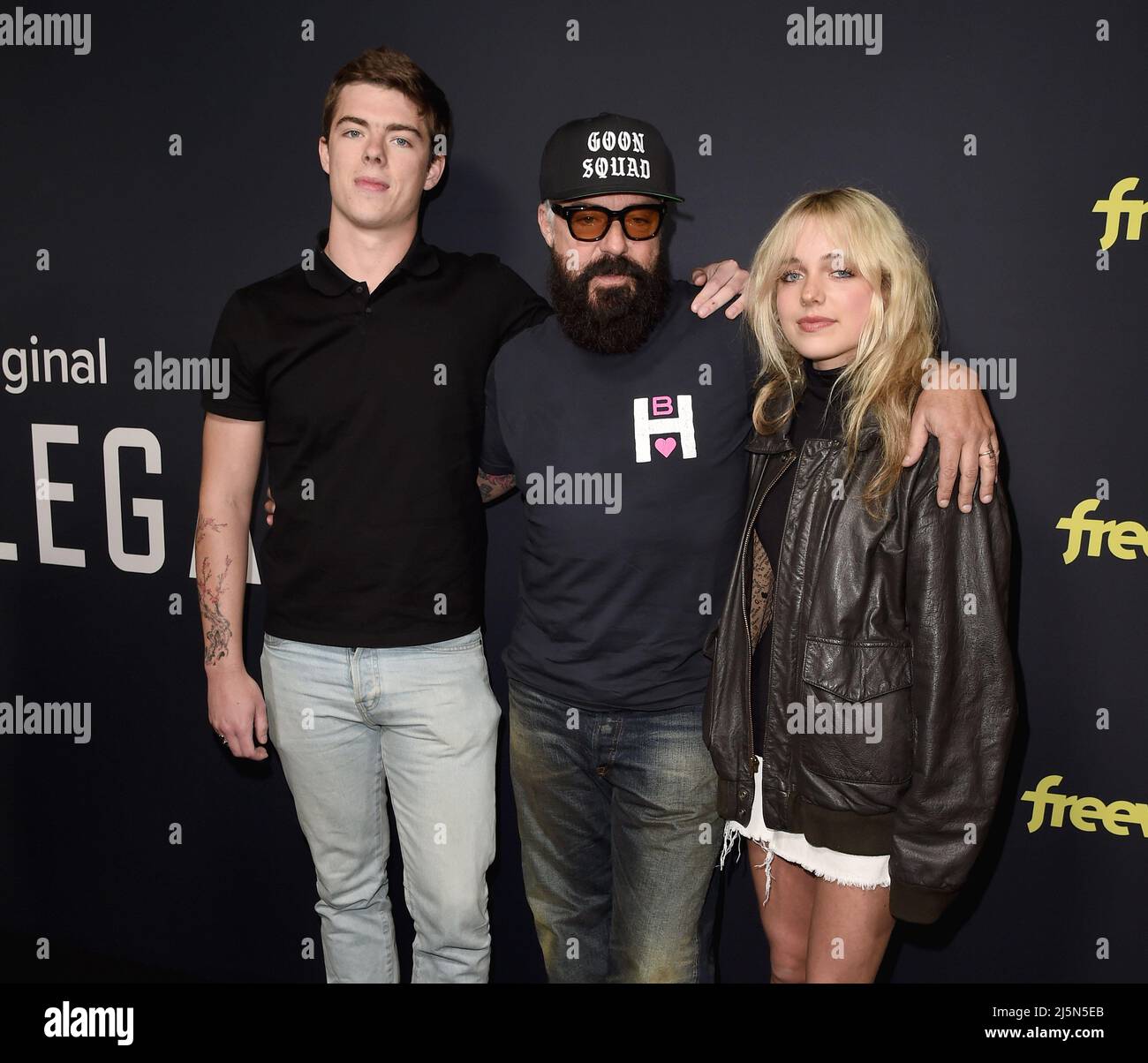 Los Angeles, USA. 24th Apr, 2022. Eamonn Welliver, Titus Welliver and ...