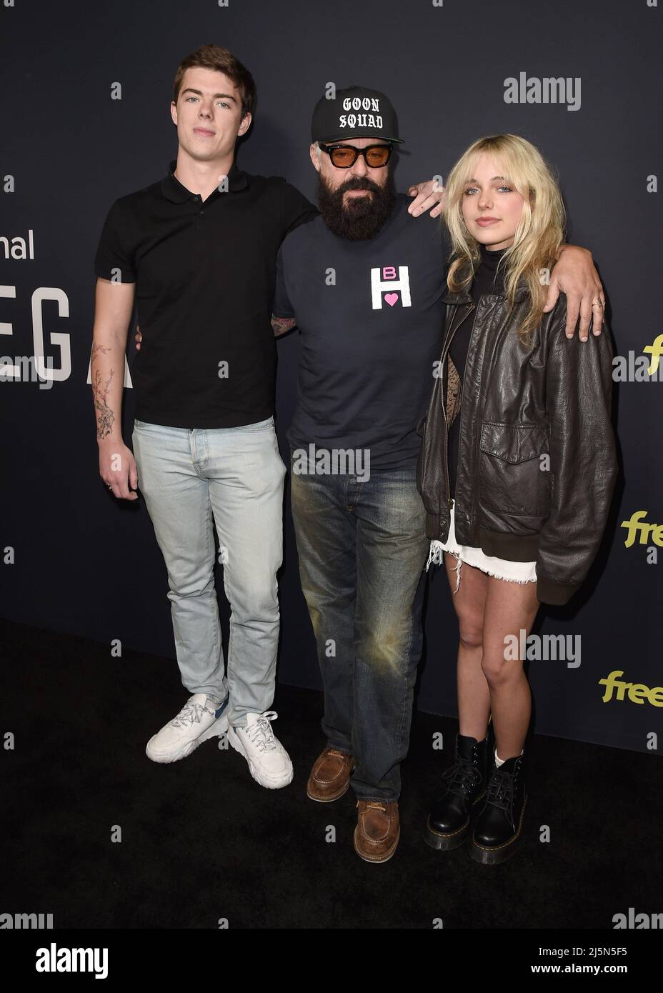 Los Angeles, USA. 24th Apr, 2022. Eamonn Welliver, Titus Welliver and ...