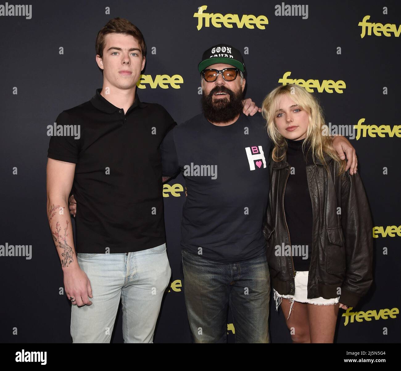 Los Angeles, USA. 24th Apr, 2022. Eamonn Welliver, Titus Welliver and ...