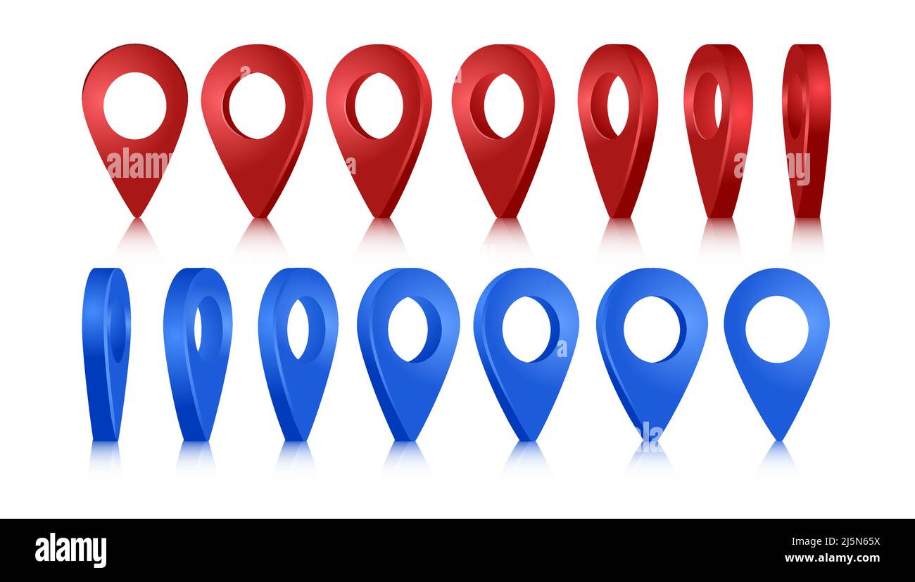 Card 3D pins Stock Vector Image & Art - Alamy