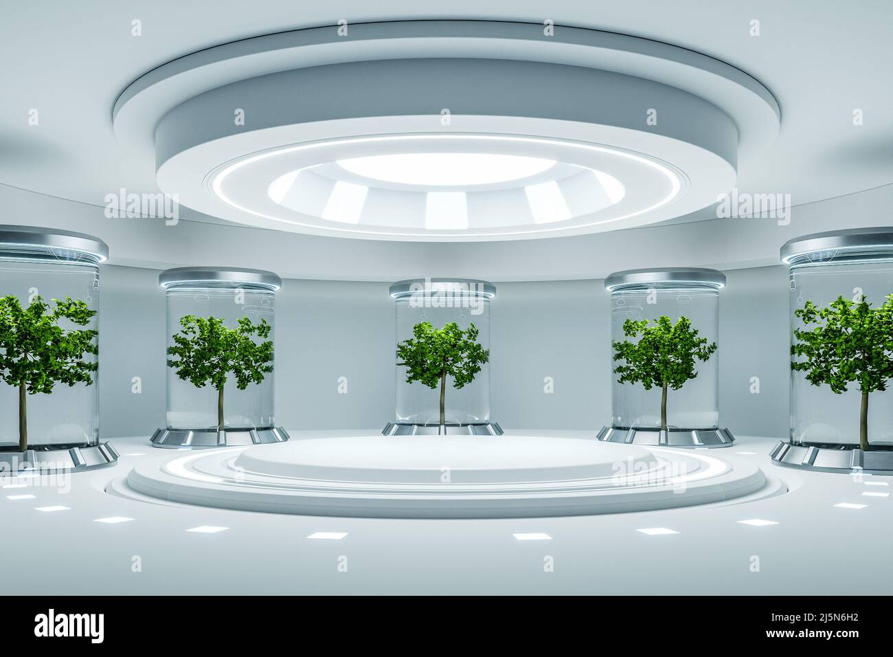 Futuristic White Lab