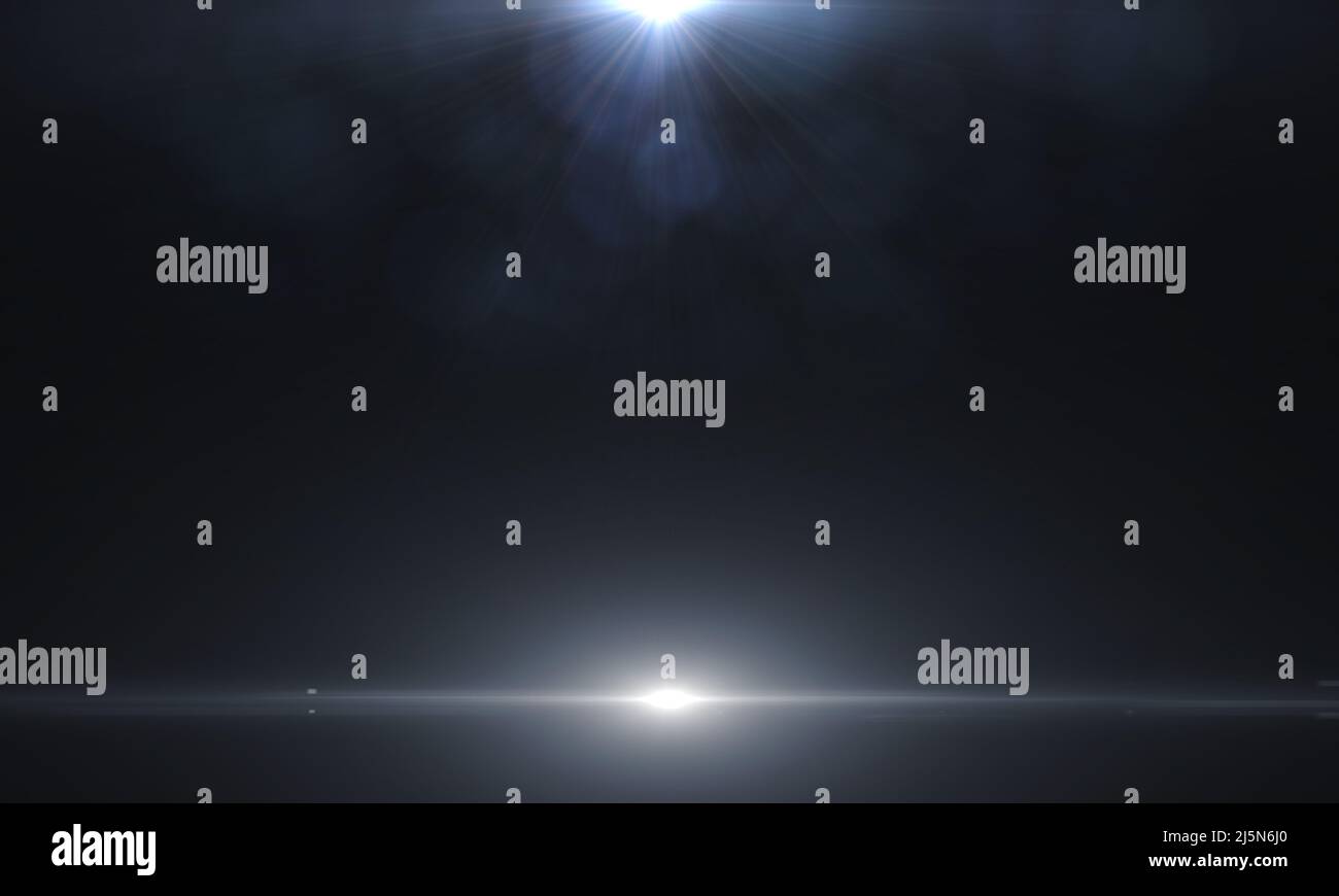 Lens Flare light over background. Easy to add overlay or screen filter ...