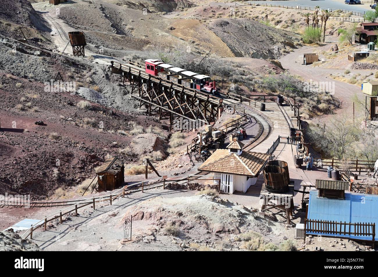 Calico an old silver mining town in California Stock Photo - Alamy