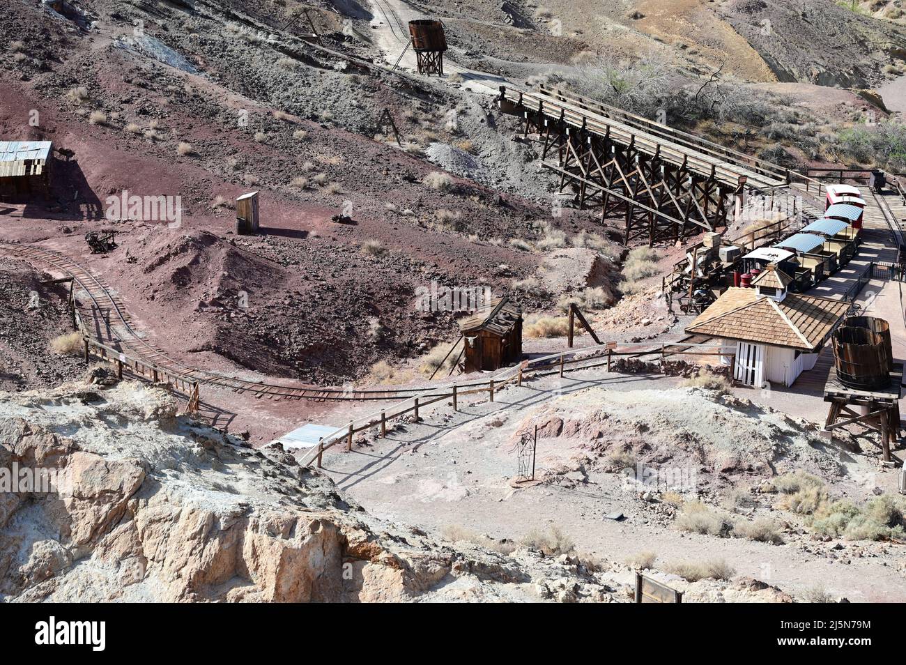 Calico an old silver mining town in California Stock Photo - Alamy