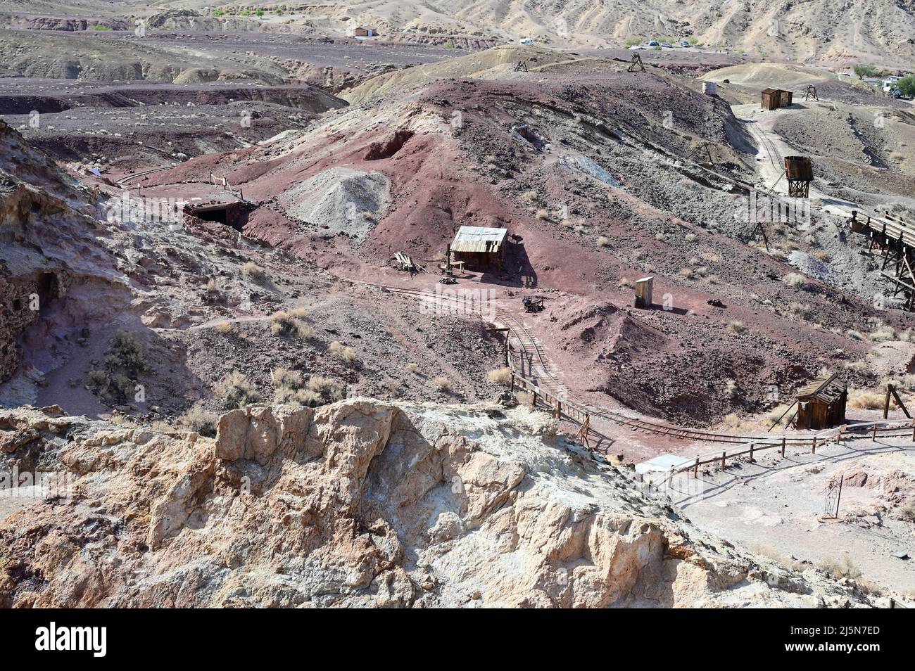 Calico an old silver mining town in California Stock Photo - Alamy