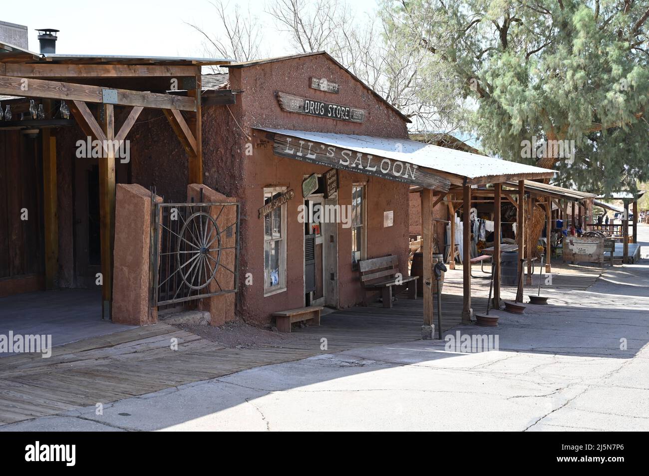 Calico an old silver mining town in California Stock Photo - Alamy