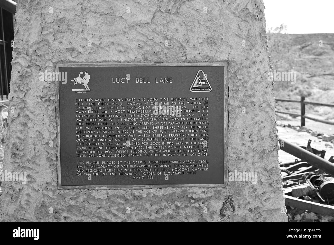 Calico an old silver mining town in California Stock Photo - Alamy
