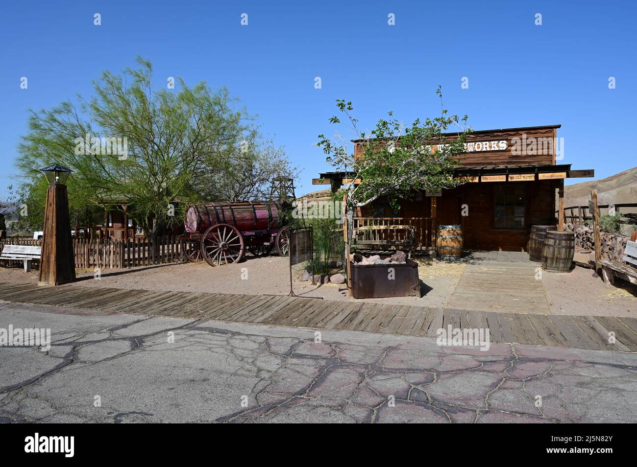 Calico an old silver mining town in California Stock Photo - Alamy