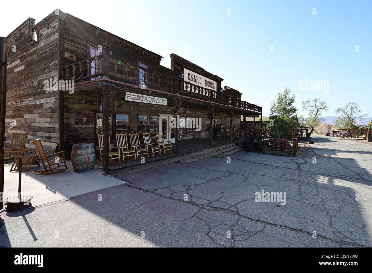 Calico an old silver mining town in California Stock Photo - Alamy