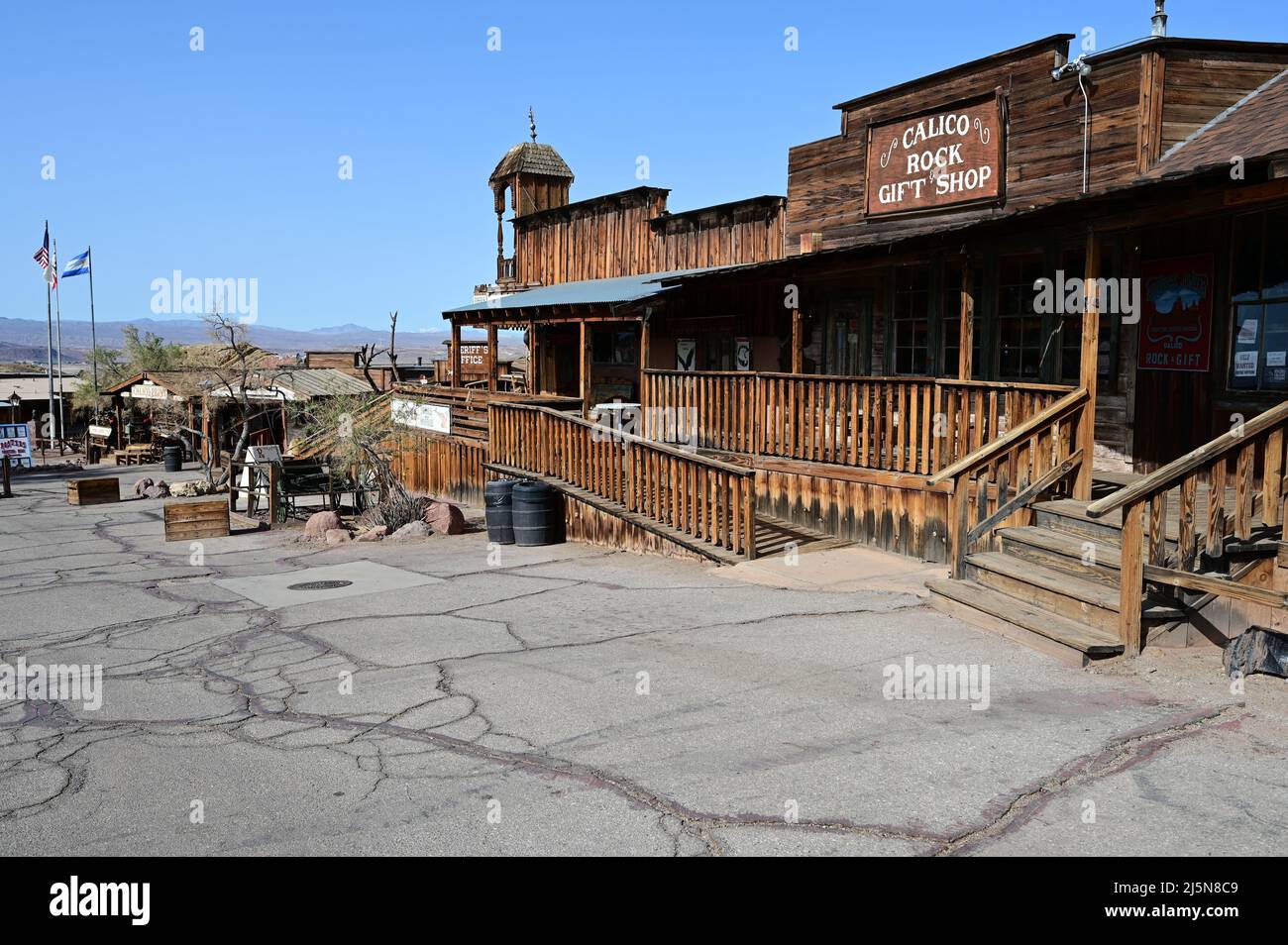 Calico an old silver mining town in California Stock Photo - Alamy