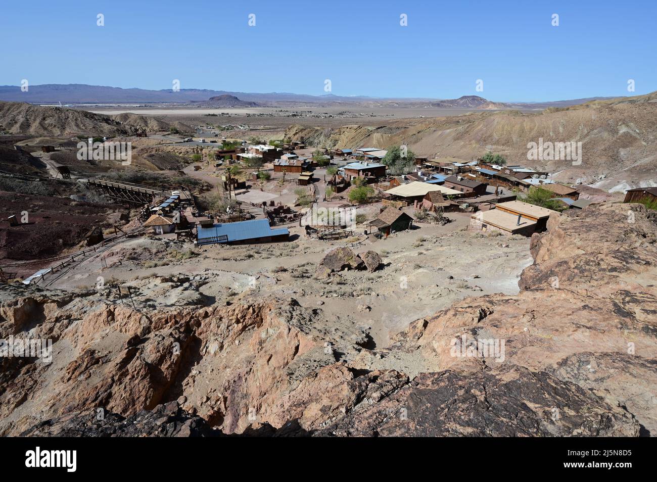 Calico an old silver mining town in California Stock Photo - Alamy