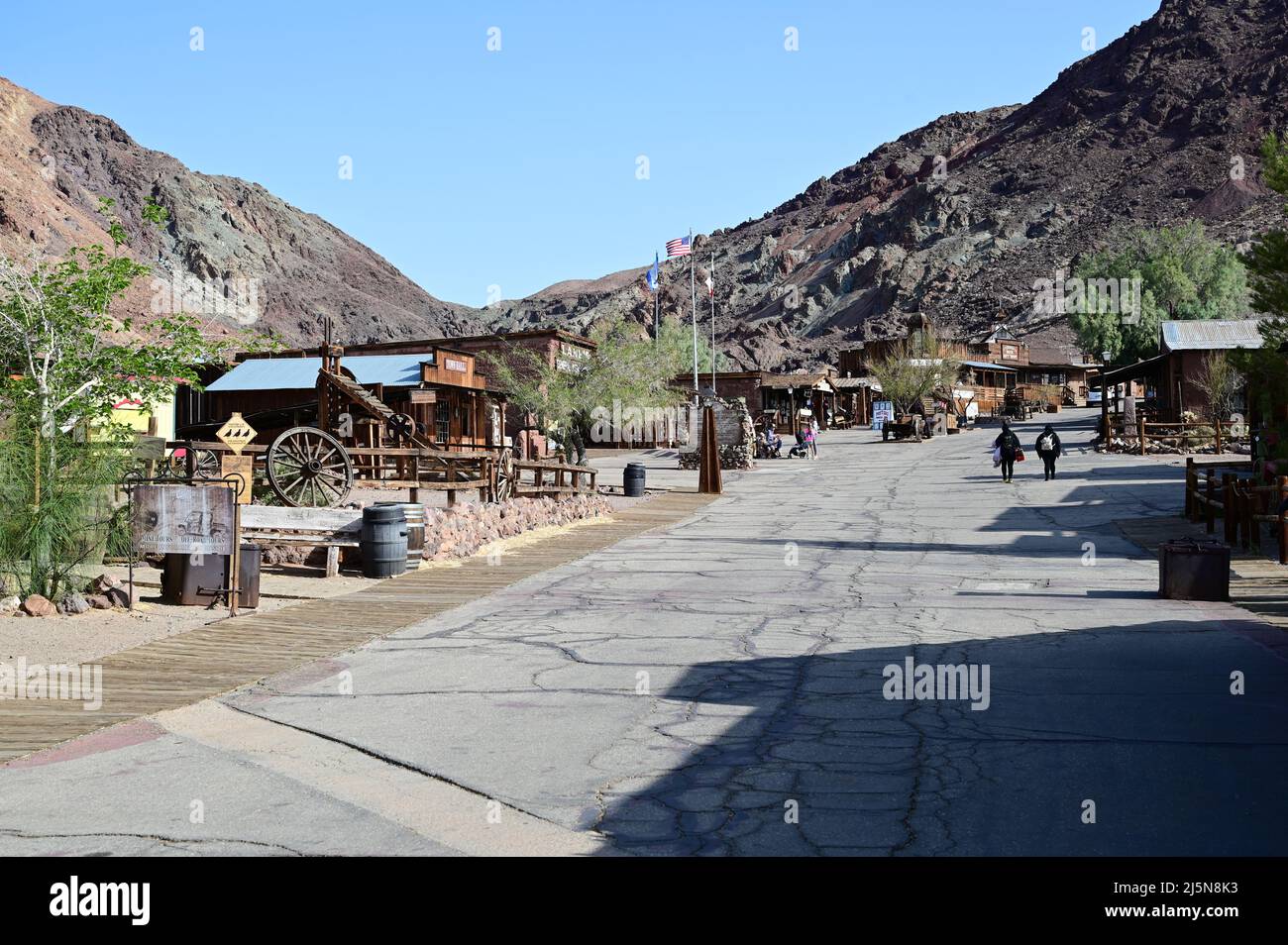 Calico an old silver mining town in California Stock Photo - Alamy